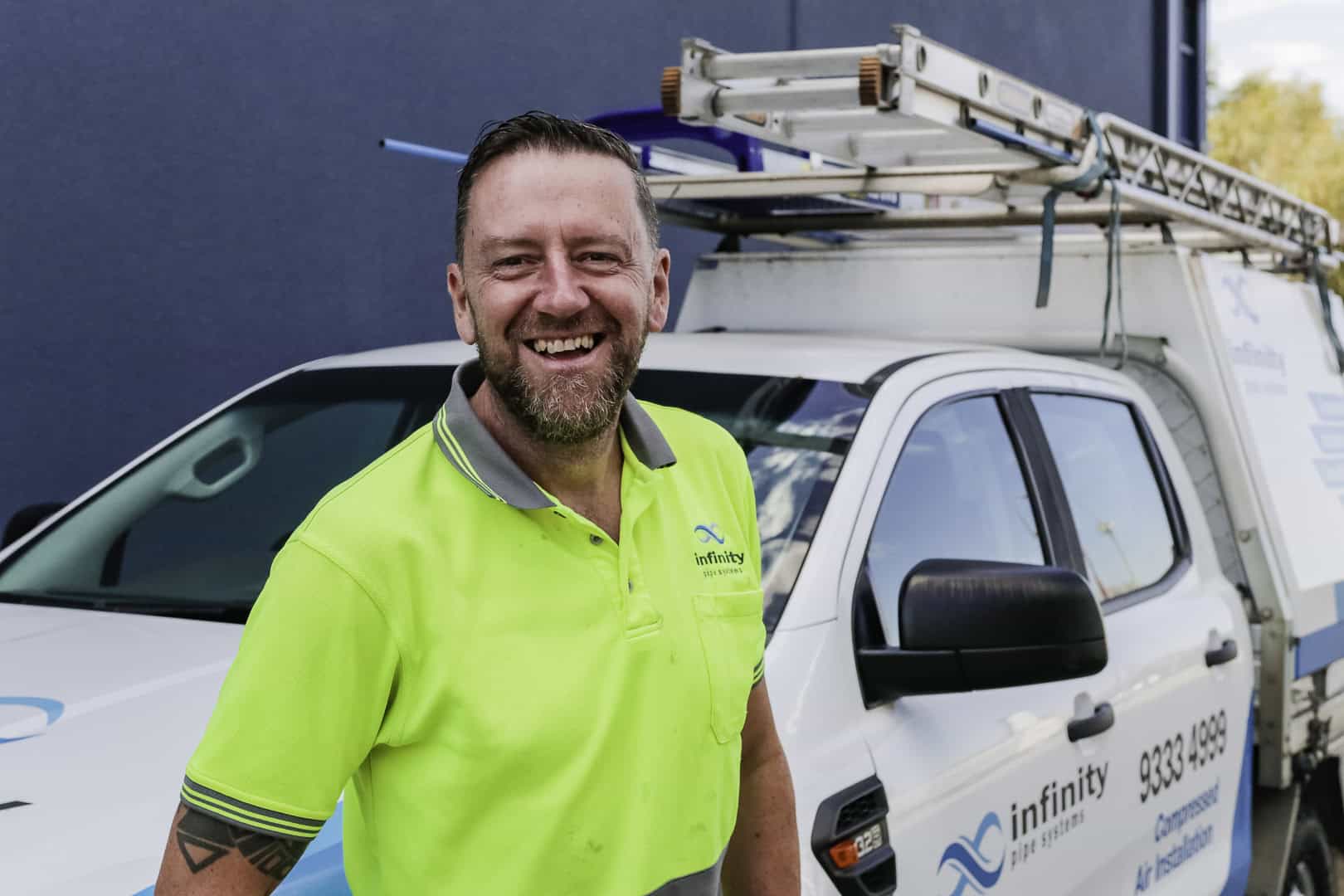 Compressed Air Aluminium Airline | Infinity Pipe Systems Project Management